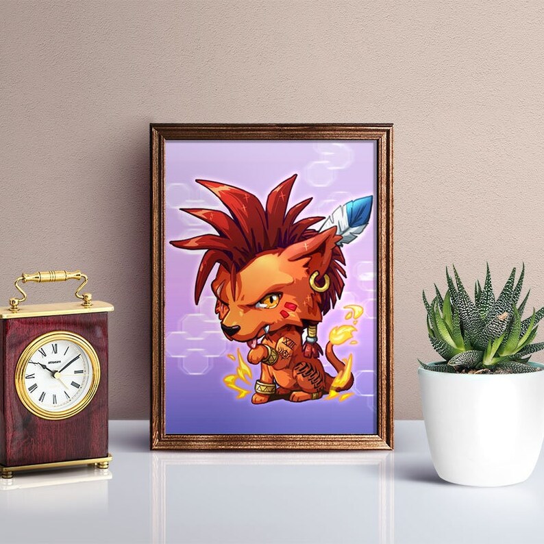 FF7 Remake Cute Chibi Character Mini Prints Master Listing Postcard ...