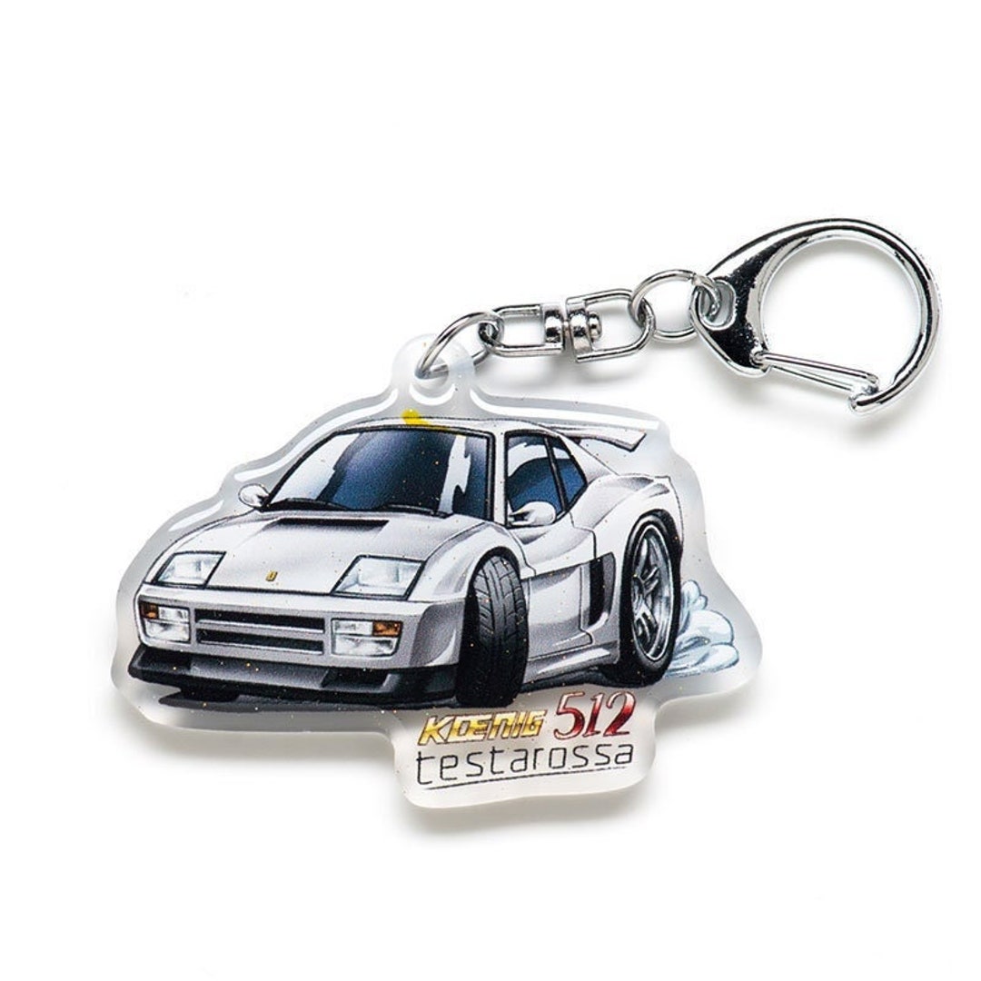 Wangan Midnight Testarossa Koenig 512 White Acrylic Charm - Etsy
