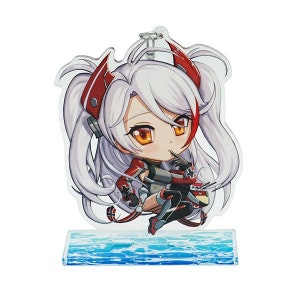 Azur Lane Prinz Eugen Acrylic Keychain Anime Standee Charm Mobile Game ...