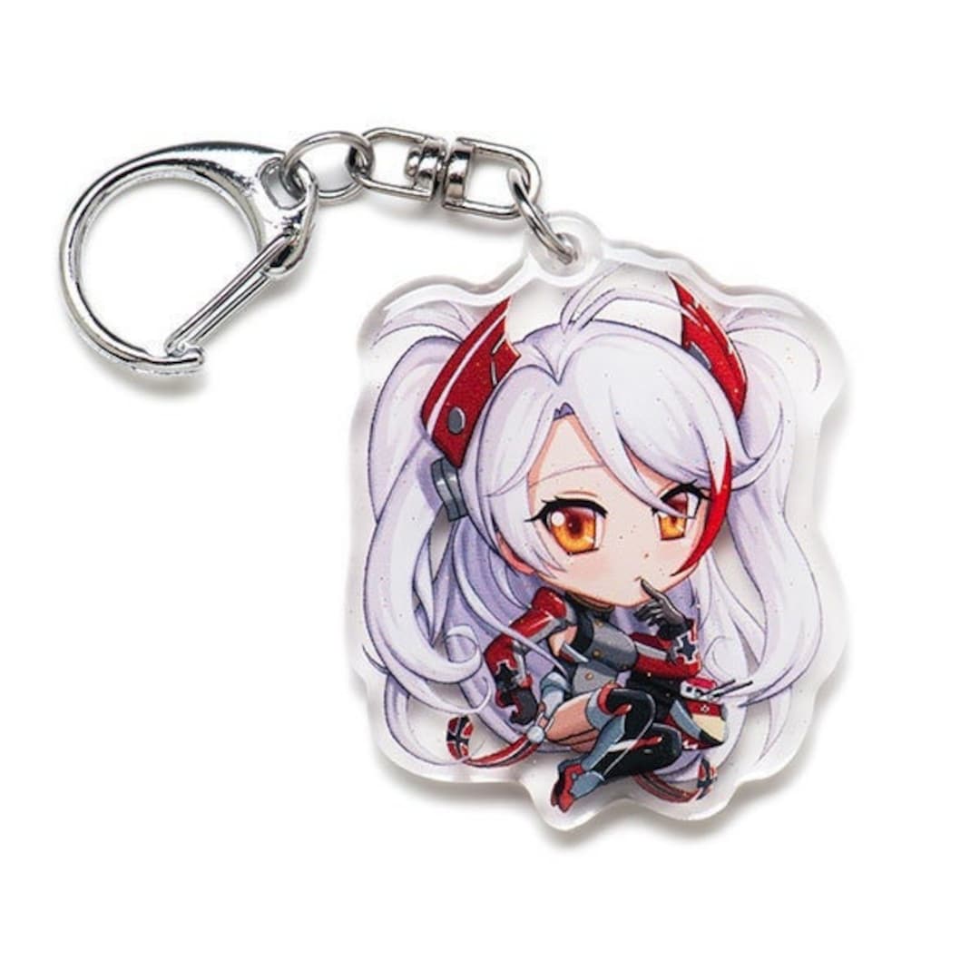 Azur Lane Prinz Eugen Acrylic Keychain Anime Standee Charm Mobile Game ...
