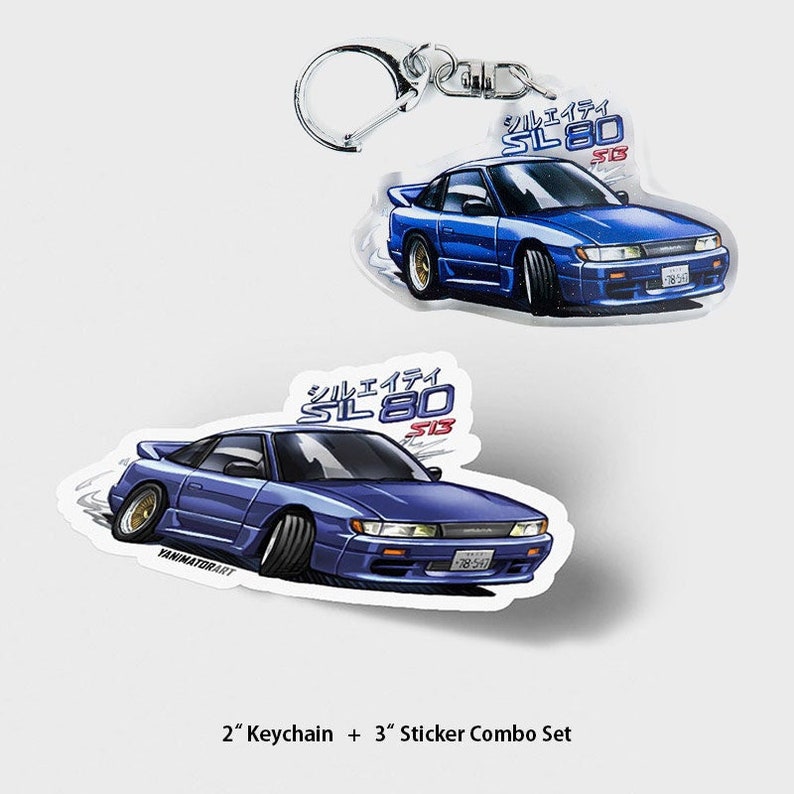 Initial D S13 Silvia Sil80 Sileighty 240sx Impact Blue Mako & - Etsy