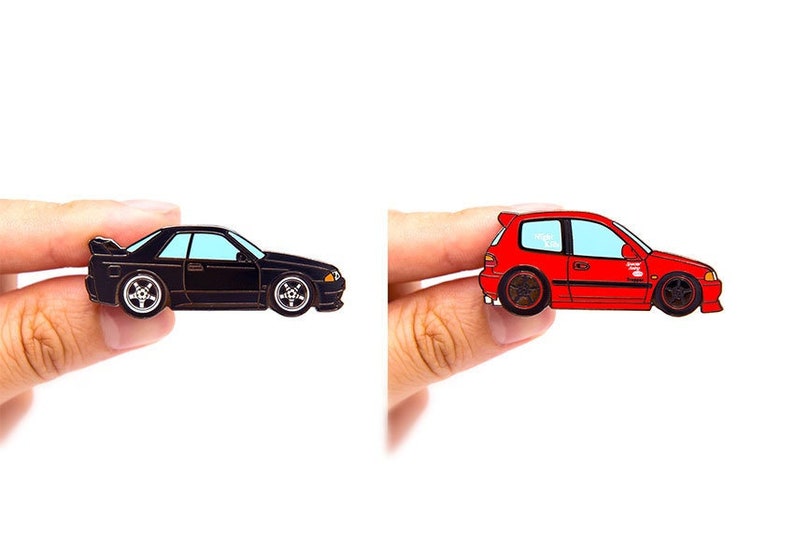 Initial D Cars Enamel Pin Tofu Shop AE86 Trueno RX7 Supra FRS - Etsy