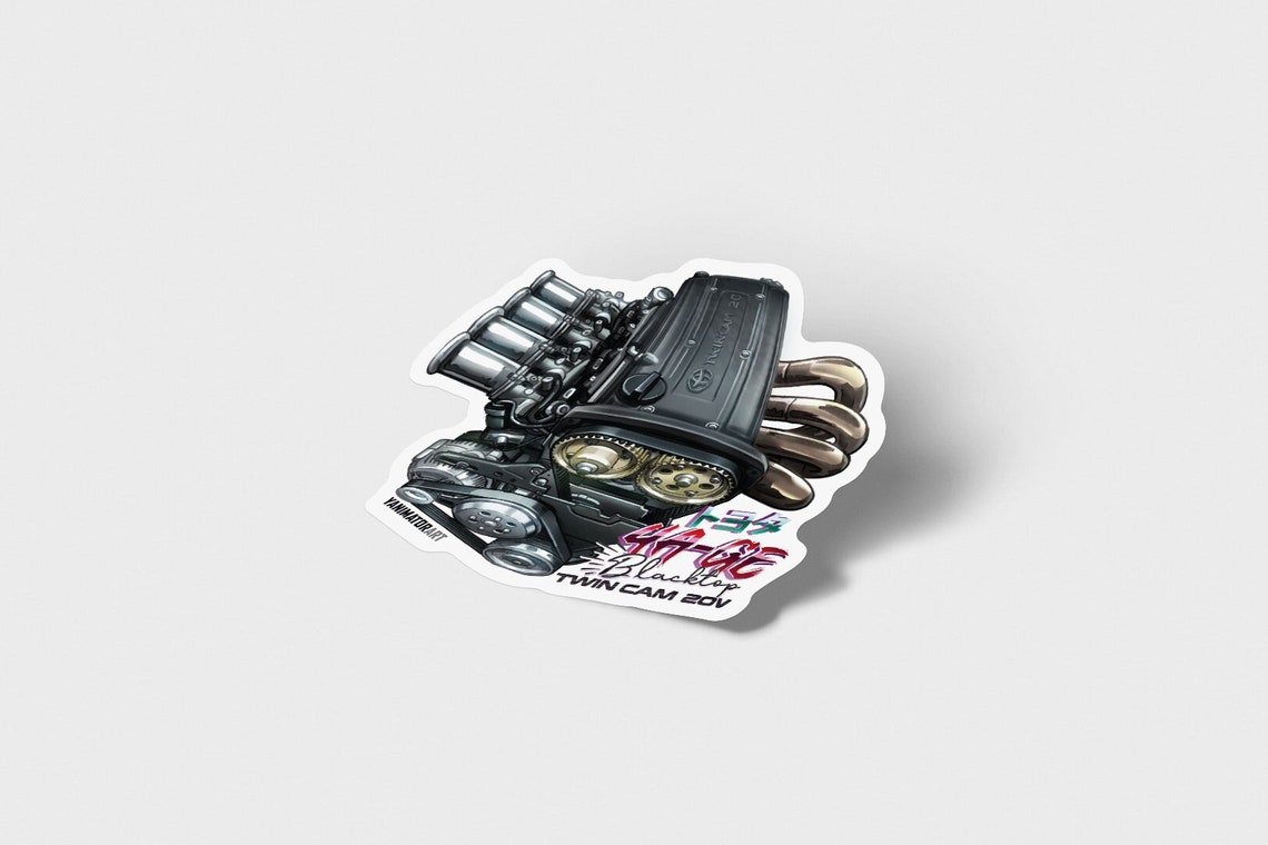 Blacktop 4AGE 4A-GE 20v Engine ITB AE86 AE92 AE101 AE111 Corolla Gts ...