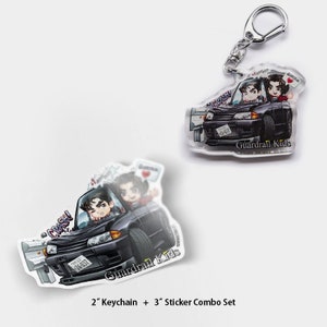 Initial D Skyline GT-R R32 Takeshi Nakazato Shingo Shoji Crash ...