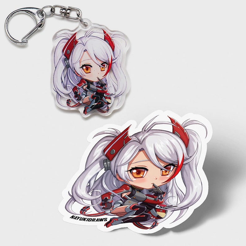 Azur Lane Prinz Eugen Acrylic Keychain Anime Standee Charm - Etsy