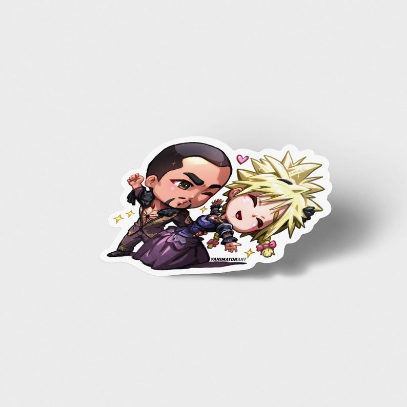 FF7 Remake Andrea Rhodea & Cloud Strife Final Fantasy VII Acrylic ...