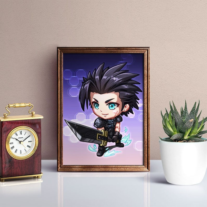 FF7 Remake Cute Chibi Character Mini Prints Master Listing Postcard ...