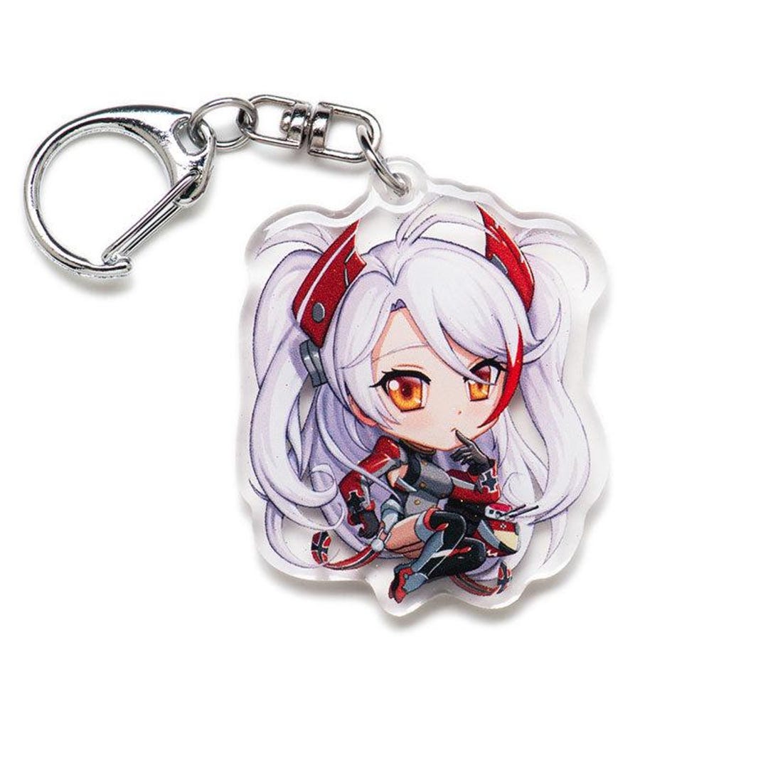 Azur Lane Prinz Eugen Acrylic Keychain Anime Standee Charm Mobile Game ...