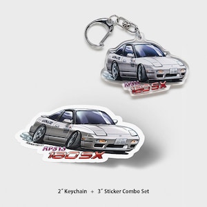 Initial D S13 180sx 240sx Kenji Akina Speed Stars RPS13 White Acrylic ...