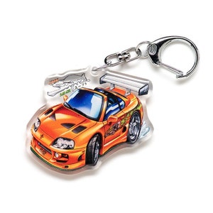 Fast and the Furious Fnf 1 Movie Acrylic Charm Keychain Full Listing ...