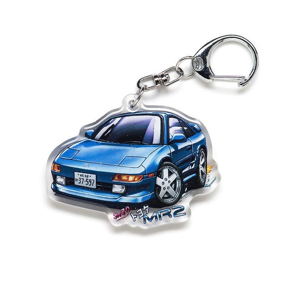Initial D MR-2 MR2 SW20 Blue Kai Kogashiwa Acrylic Charm | Etsy