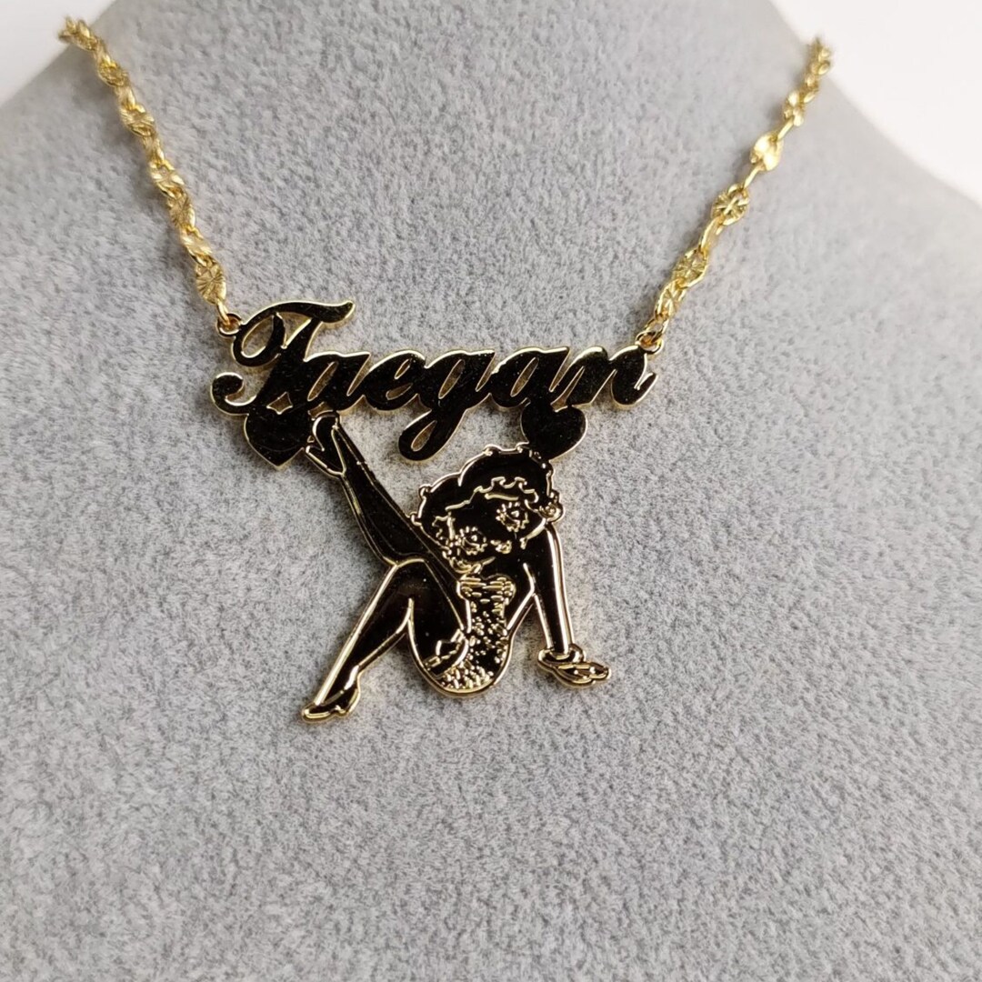 Betty Boop Personalized Custom Designed Pendant - Etsy
