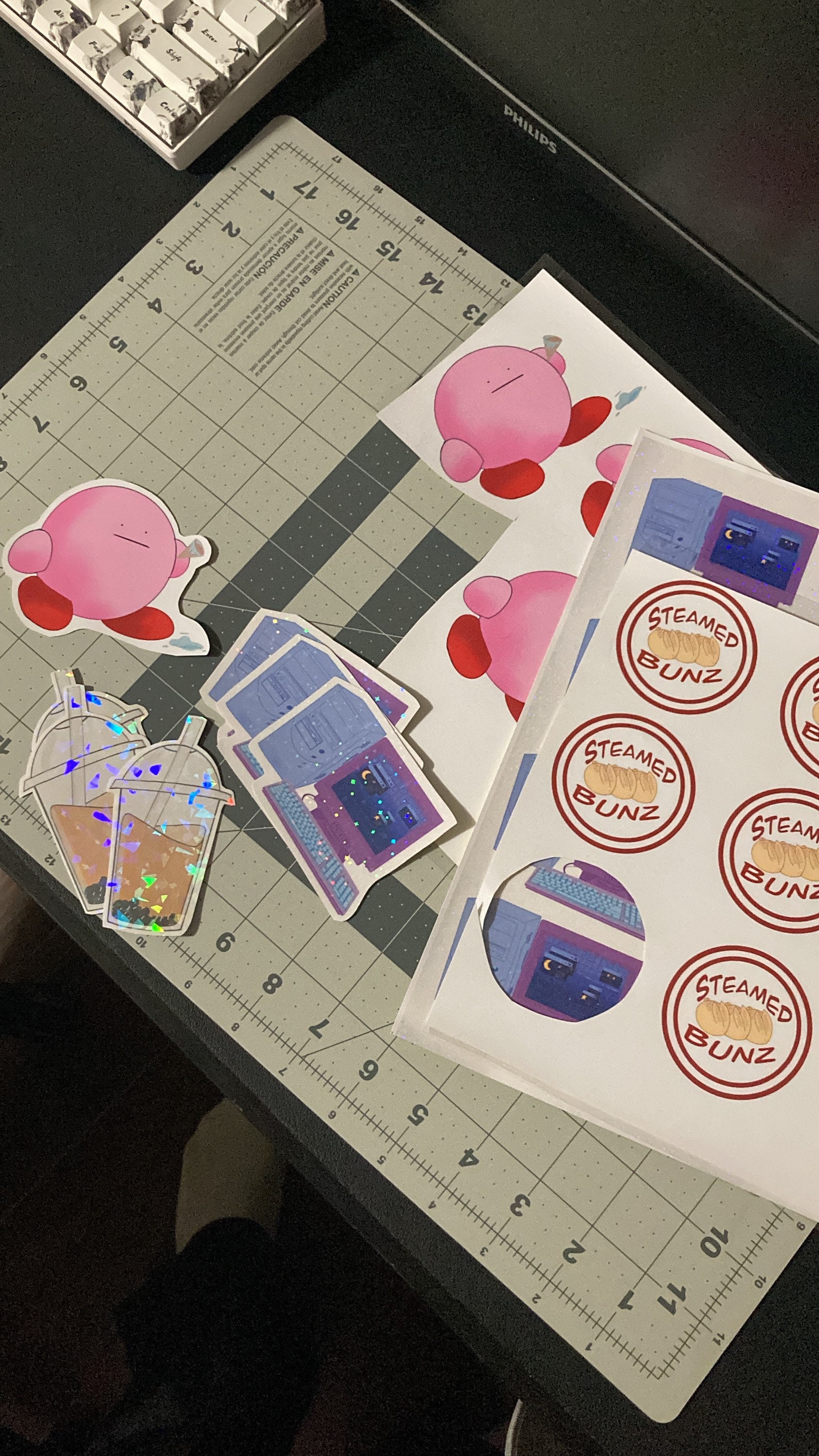 Kirbo Sticker - Etsy