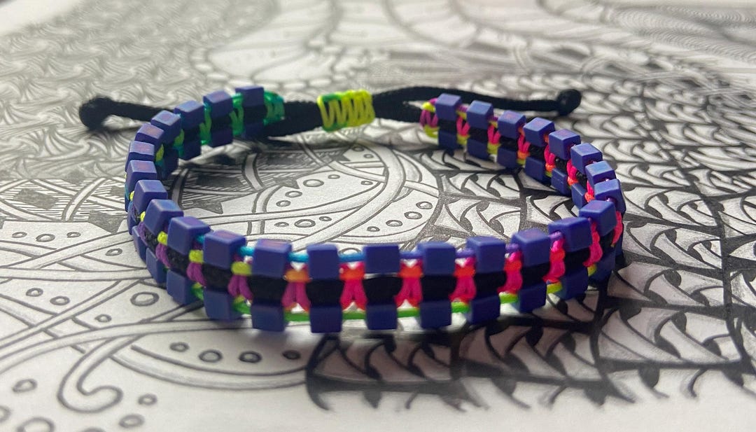 Square Bead Ladder Bracelets - Etsy