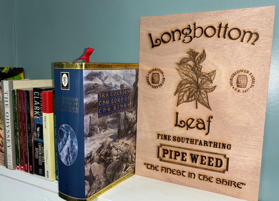 Wall Decoration Longbottom Leaf Lord of the Rings Hobbit Pipe Weed ...