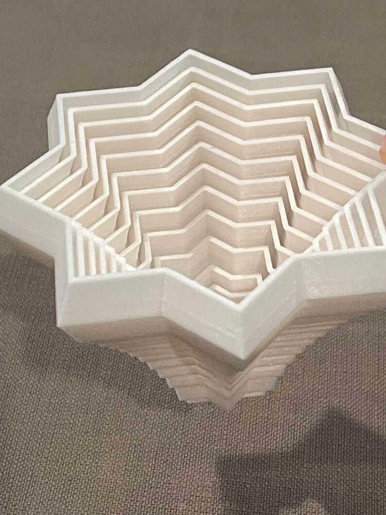 3D Printed Fractal Fidget Star - Etsy