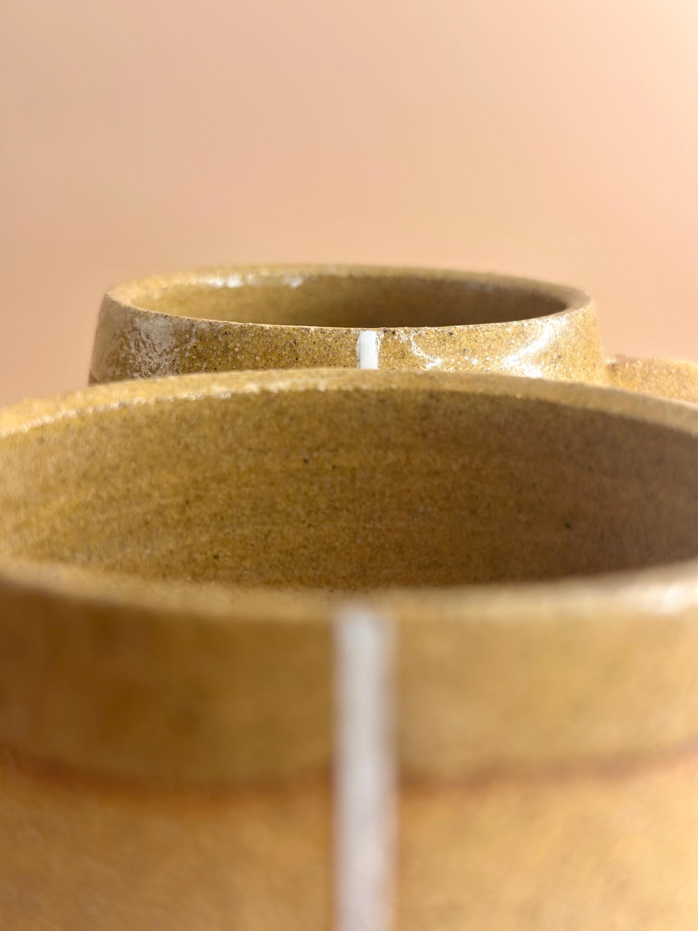 Handmade Ceramic Mugs, Bare Textures - Toast - Etsy