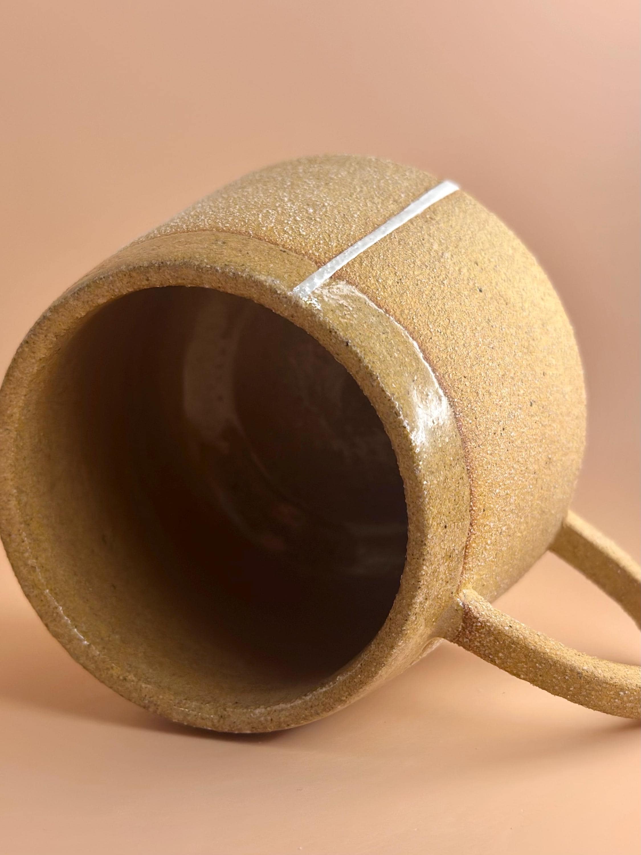 Handmade Ceramic Mugs, Bare Textures - Toast - Etsy