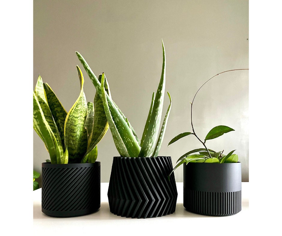 Air Element Plant Pot in 3 4 5 6 8 10 Inch 3D Printed - Etsy Canada