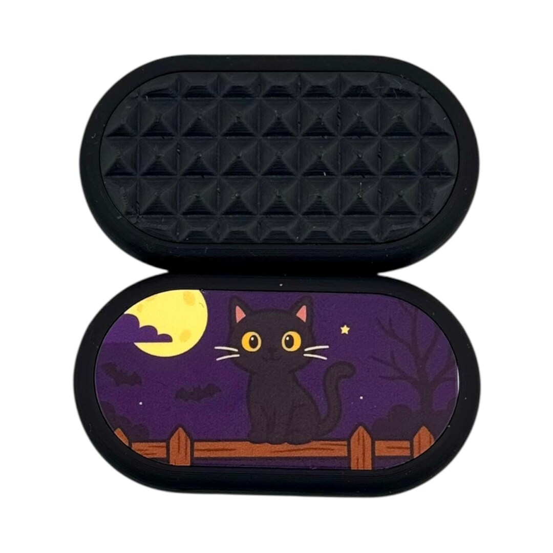 Black Cat Fidget Slider: Halloween Toy - Etsy