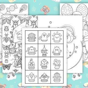 Coloring Pages ACNH Vol. 2 - Etsy