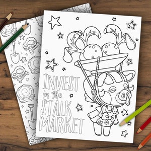 ACNH Coloring Pages Vol. 1 - Etsy