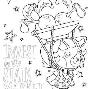 ACNH Coloring Pages Vol. 1 - Etsy