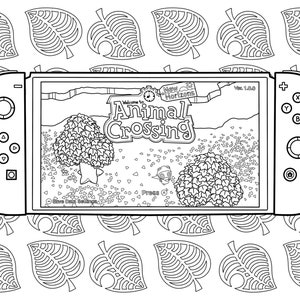 ACNH Coloring Pages Vol. 1 - Etsy