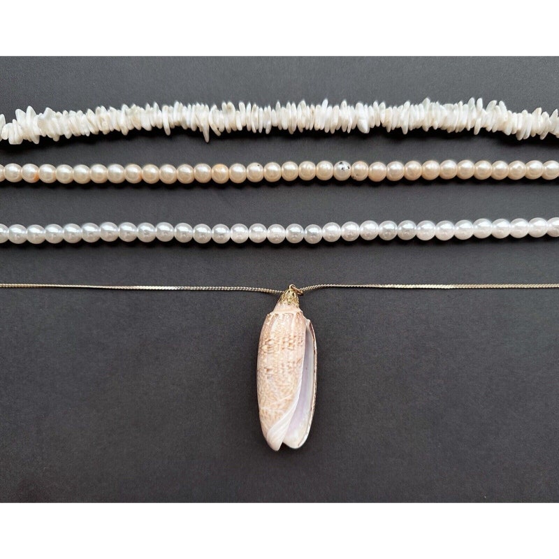 Olive Shell Pendant - Etsy