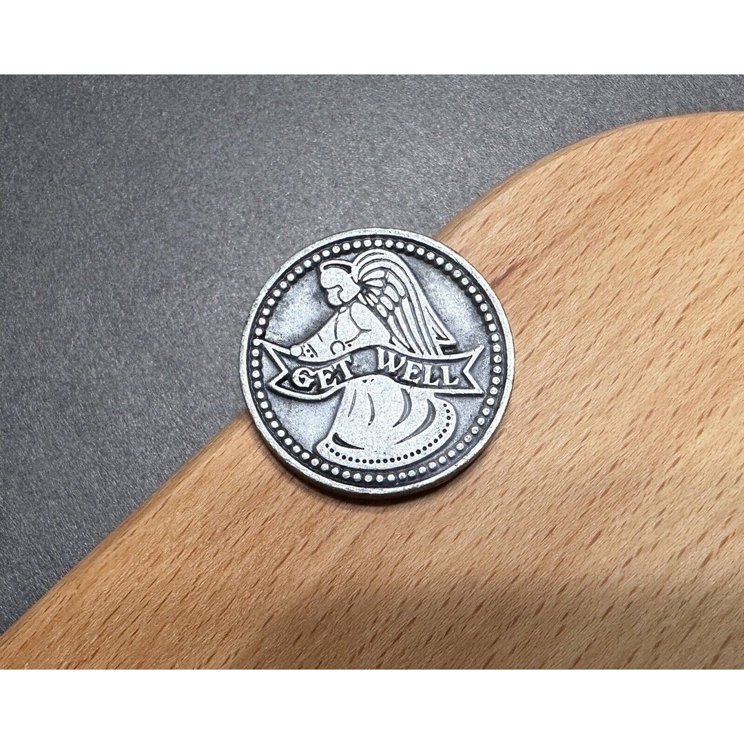 Get Well Token Coin Angel A Symbol of Love and Support for Those in ...