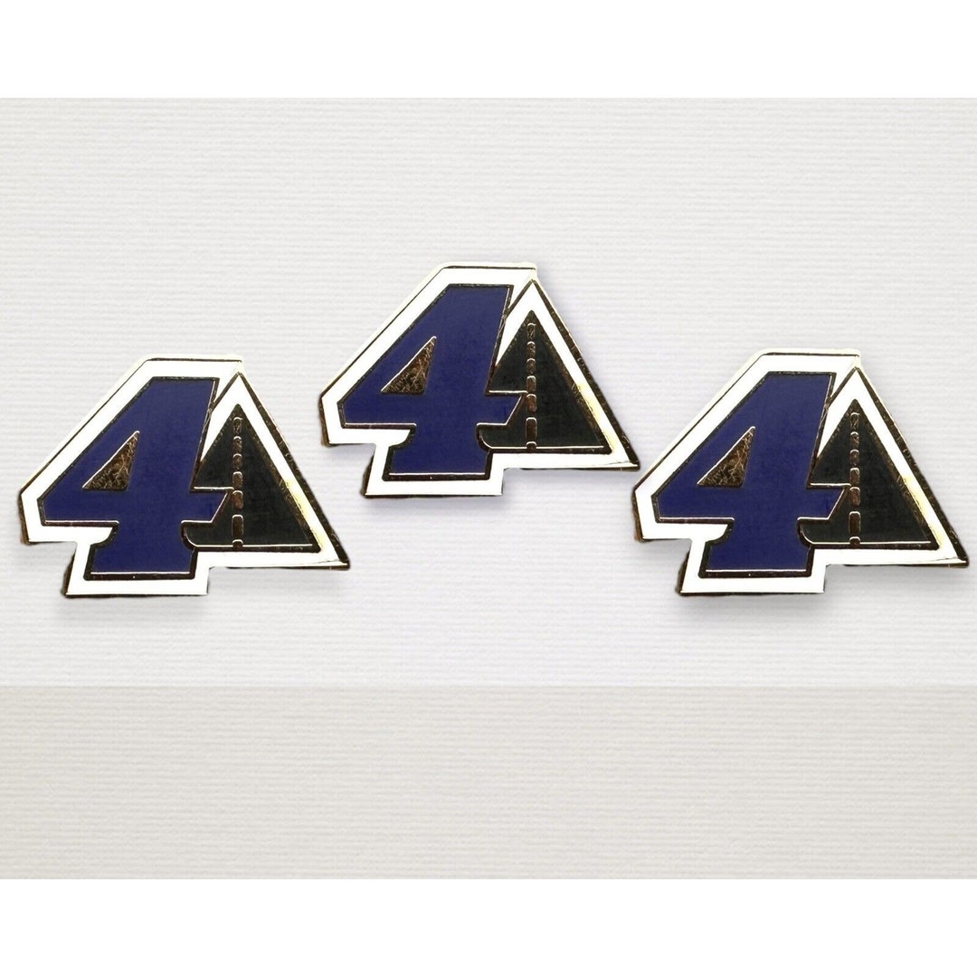 NEW Enamel Pins Set of 3 Uniform, Hat PINS Number 4th Racing Car Drag ...