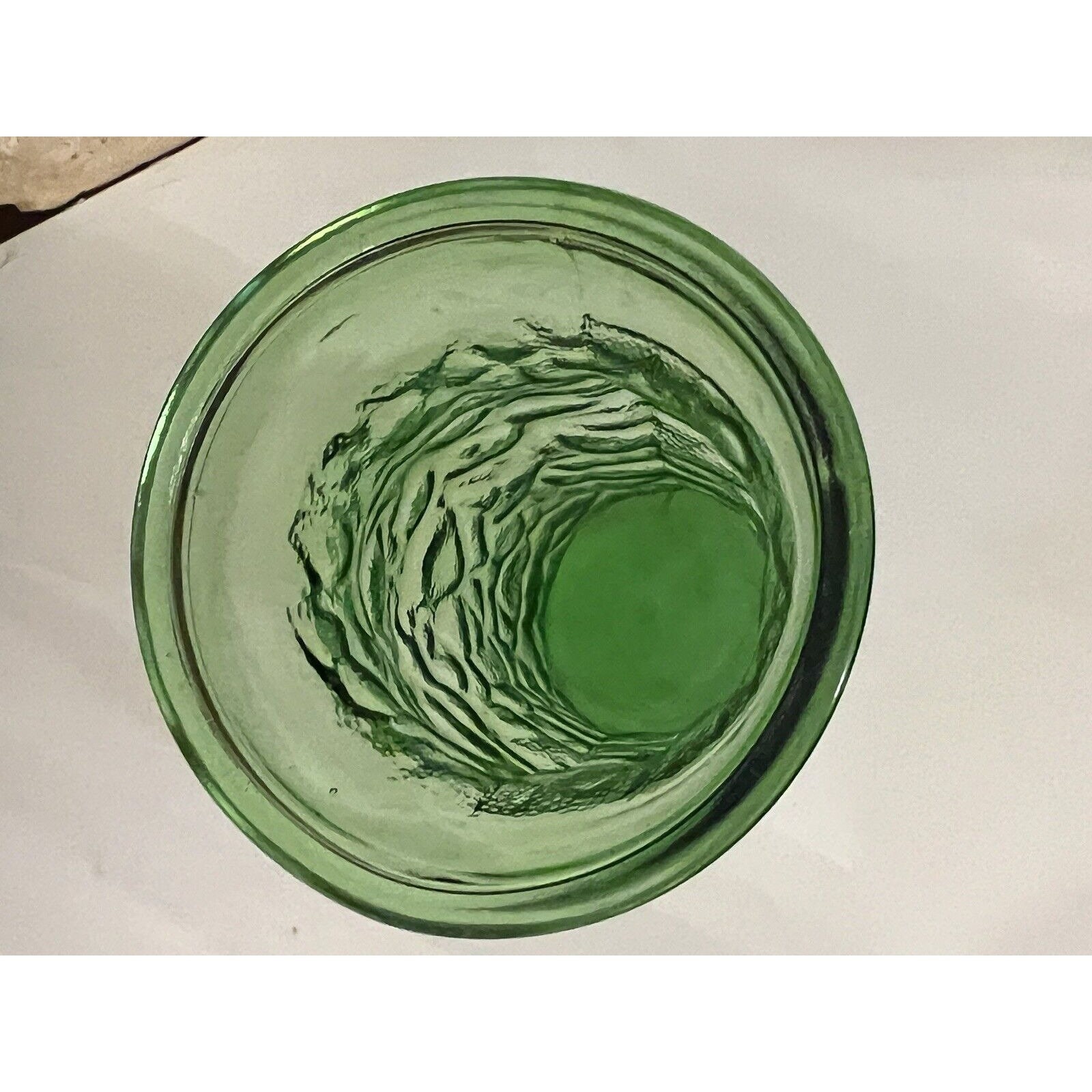 Vintage Emerald Green Crinkle Glass E O Brody Co Vase 9 - Etsy