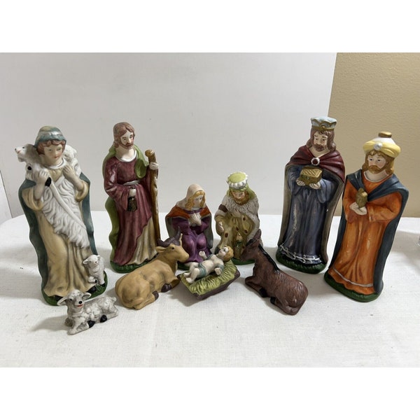 Porcelain Nativity - Etsy