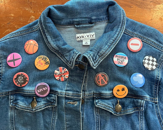 Spider Punk - Pin Back Button Sets - Etsy