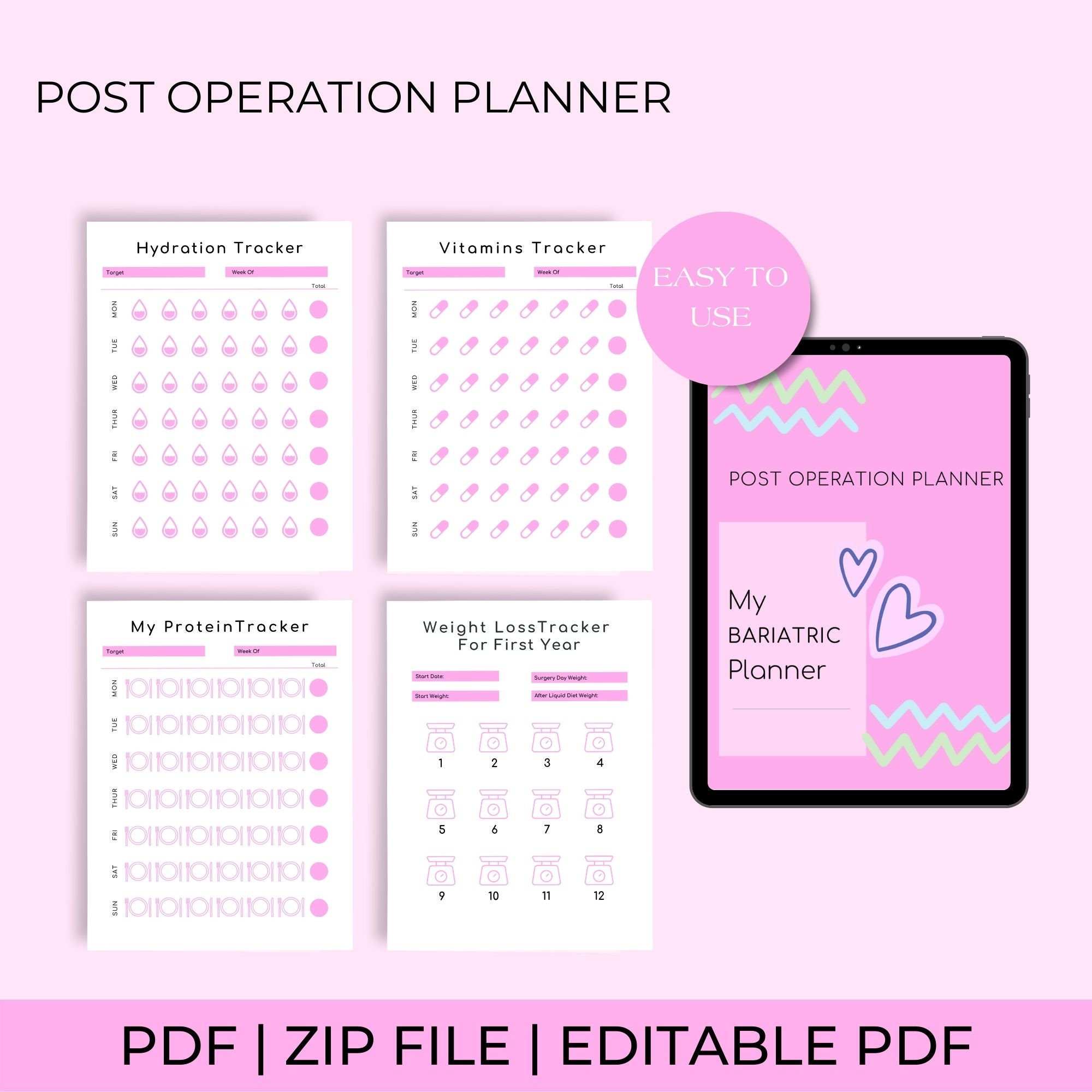 2024 Bariatric Surgery Journal,weight Loss Surgery Tracker,gastric ...