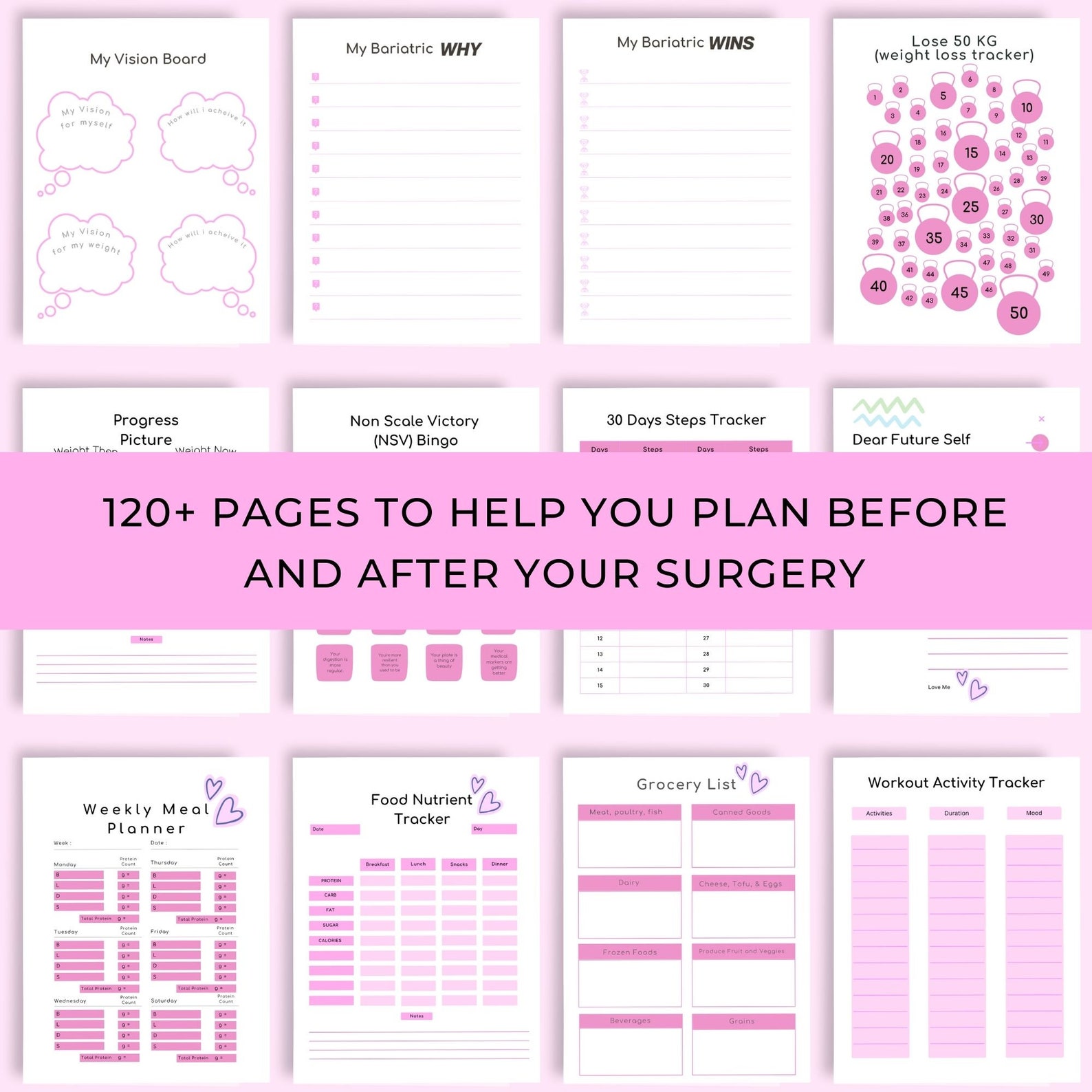 2024 Bariatric Surgery Journal,weight Loss Surgery Tracker,gastric ...