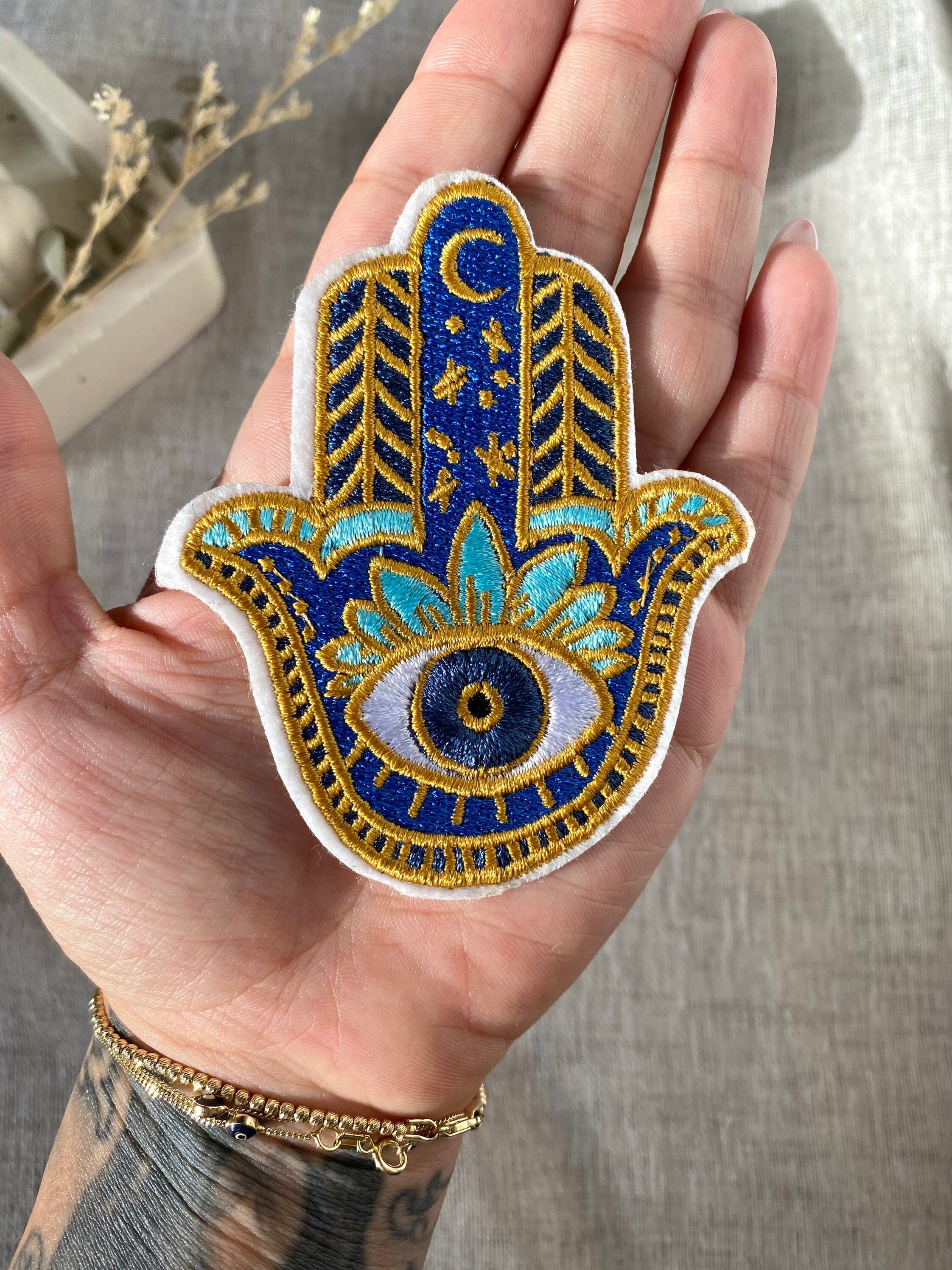 Hamsa Hand Patch - Etsy