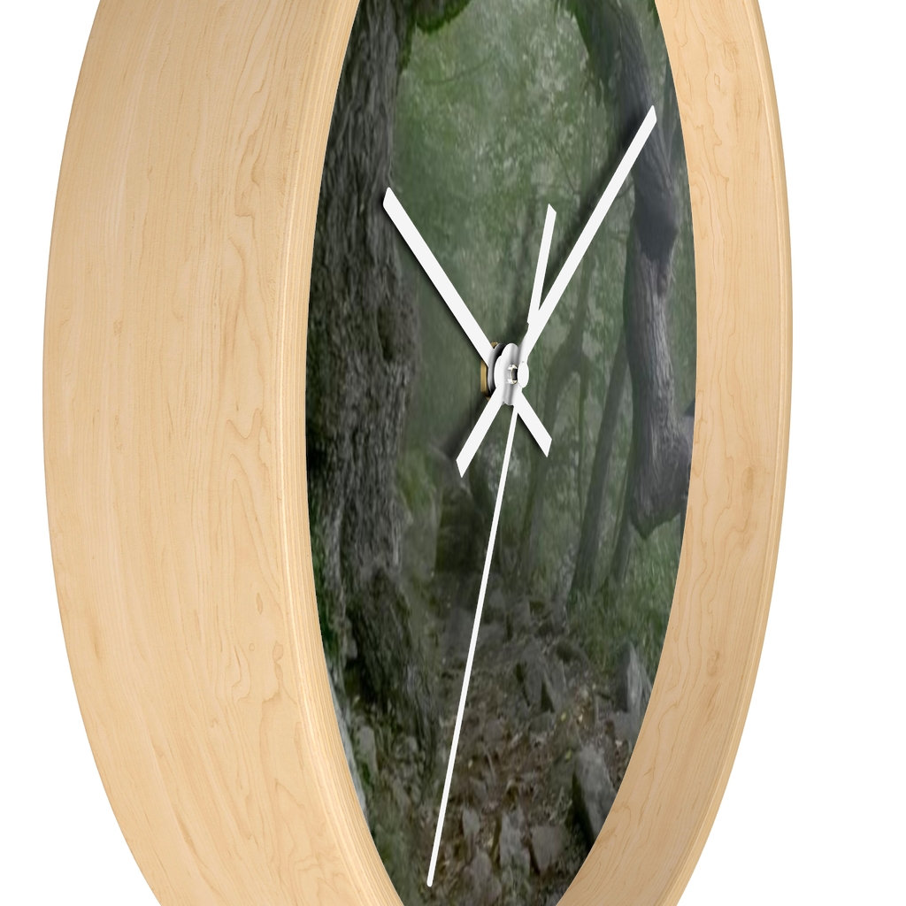 Custom Wall Clock Featuring an Incredible Color Photograph of an Arched ...