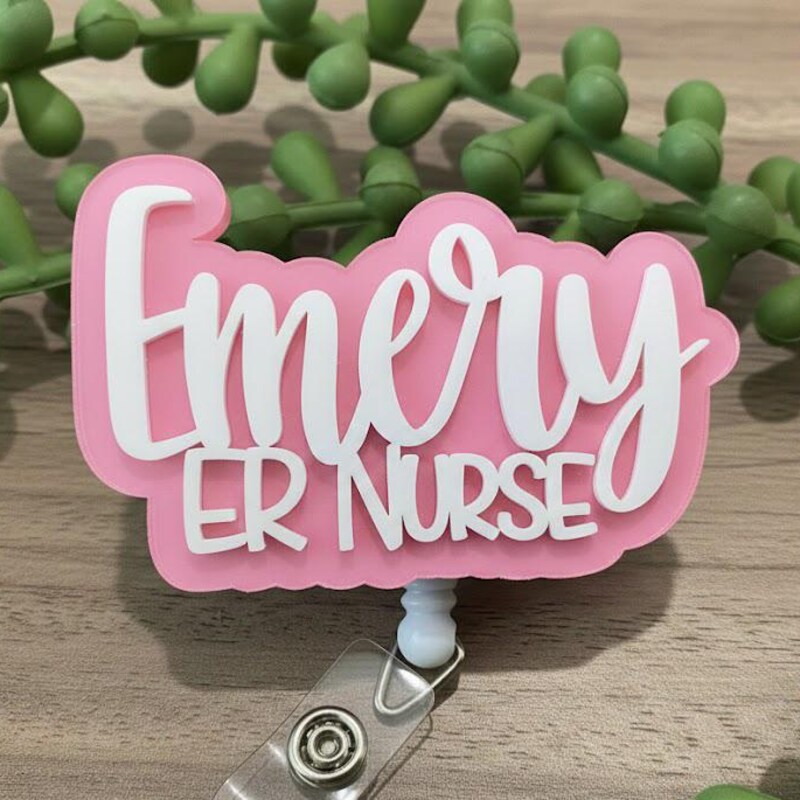 Er Nurse Badge Reel - Etsy
