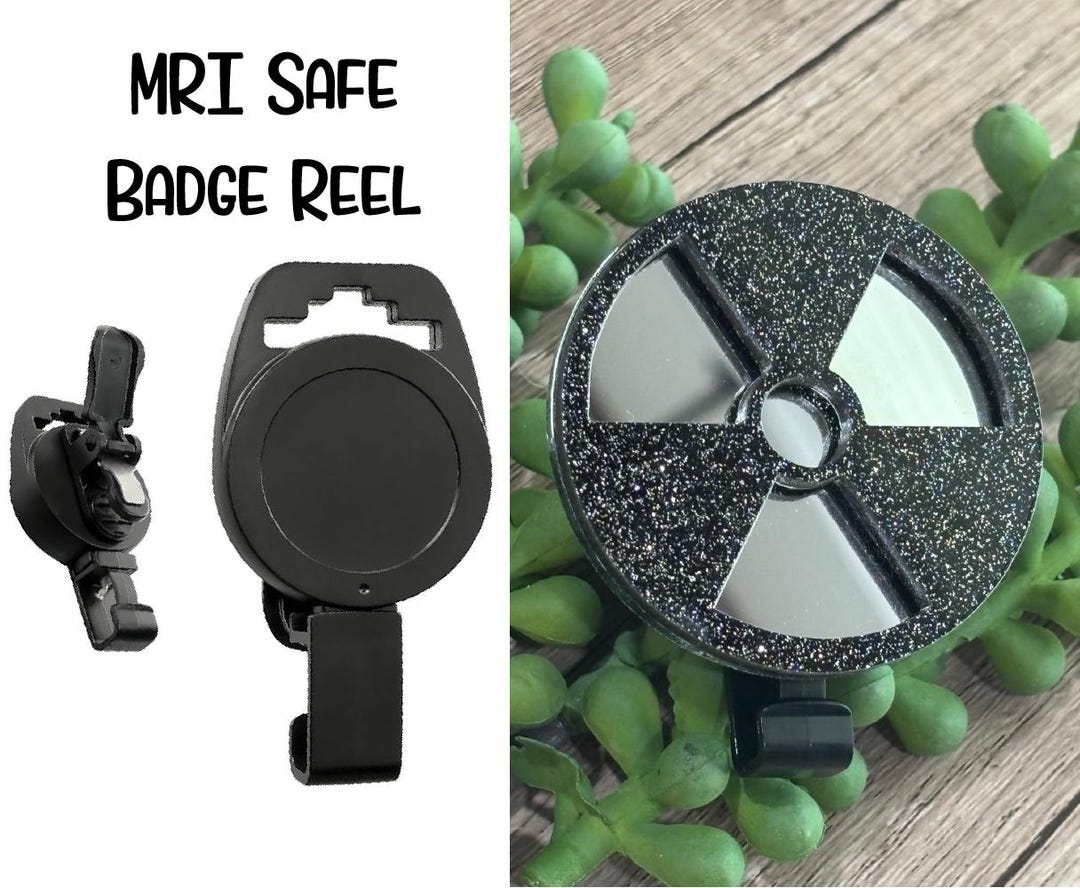 MRI Safe Badge Reel, Radiologist Gift, Rad Tech Badge Reel, Radiology ...