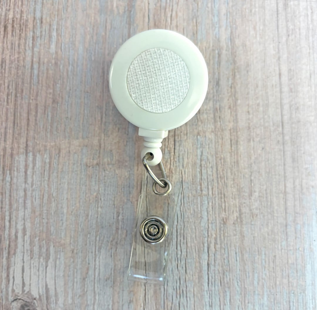 Interchangeable Badge Reel With Velcro, ID Holder, Badge Holder ...
