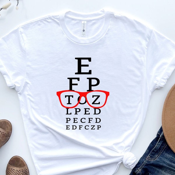 Eye Chart Shirt - Etsy