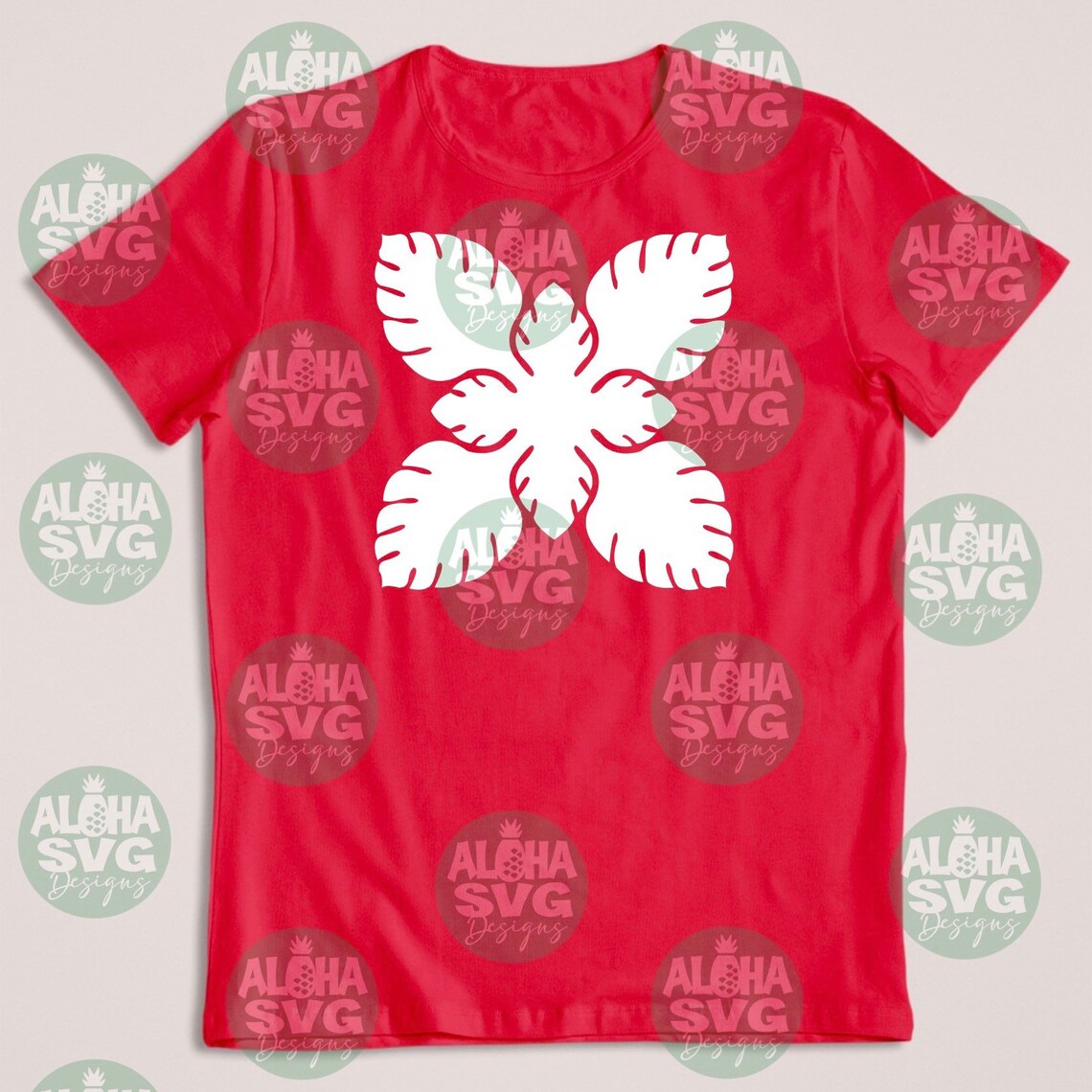 Monstera Hawaiian Quilt Block SVG/PDF/PNG | Etsy