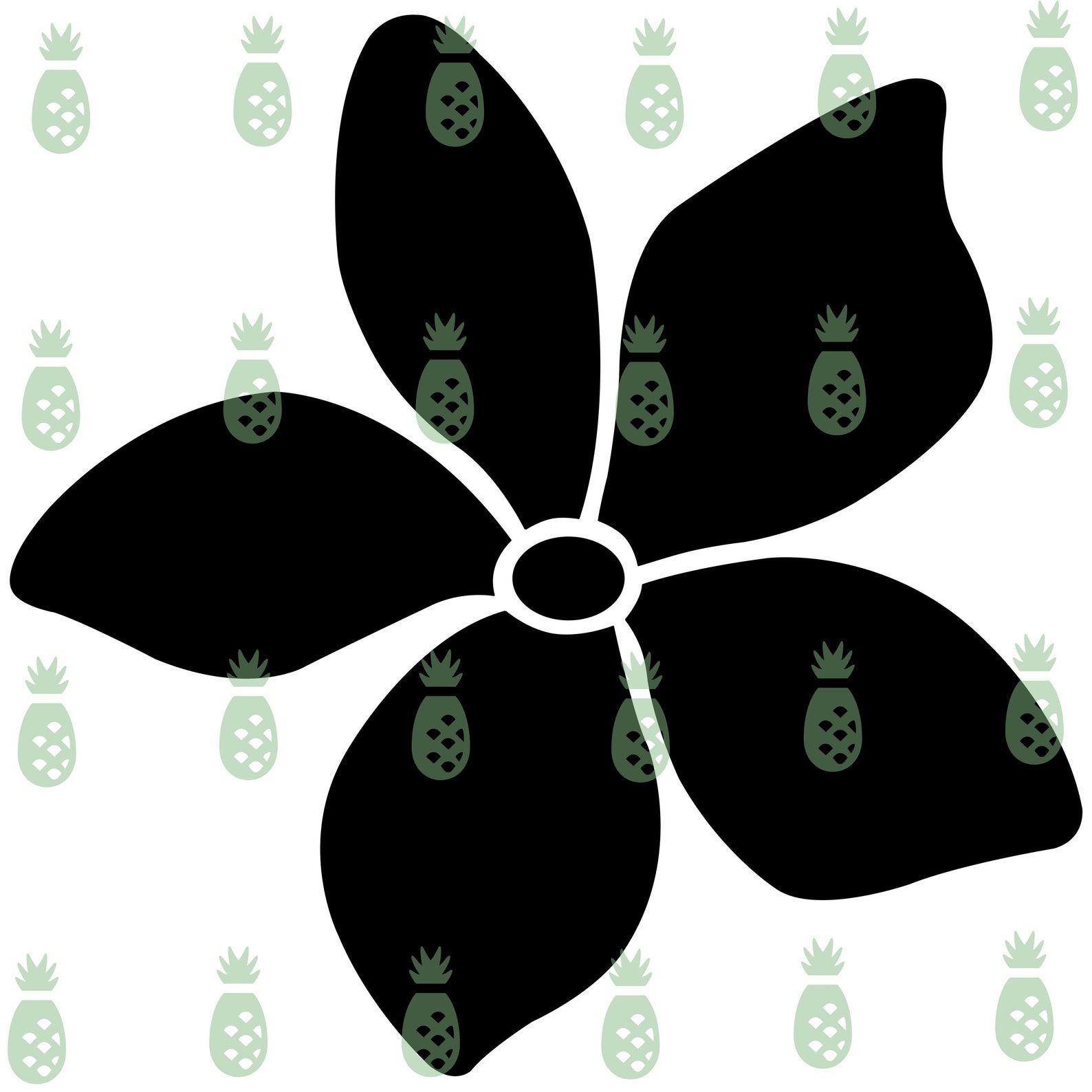 Plumeria Flower SVG 5-pack - Etsy