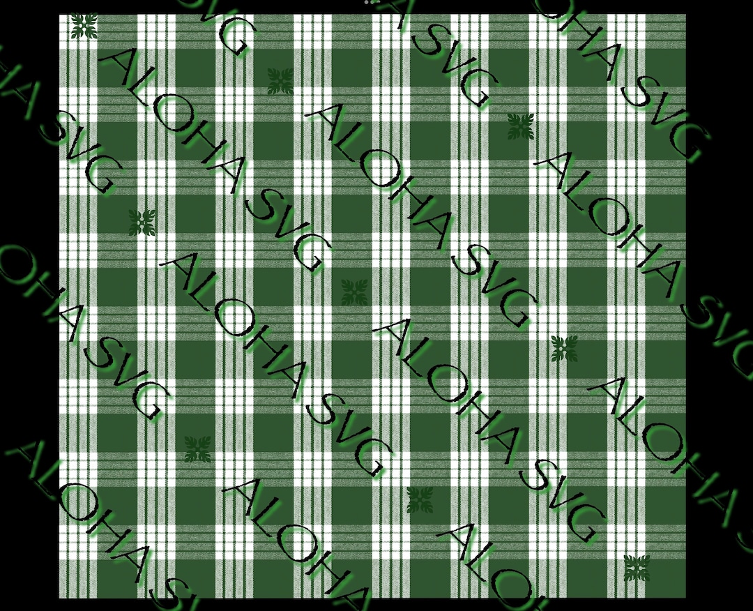 New! Hawaiian Green Palaka Background PNG - Etsy