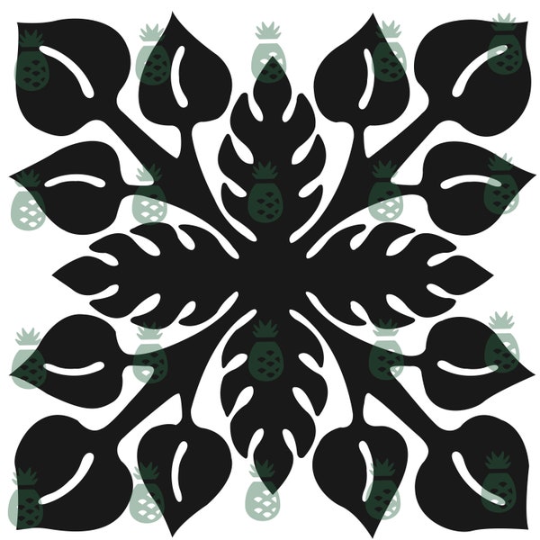 Hawaiian Quilt Pattern Svg - Etsy