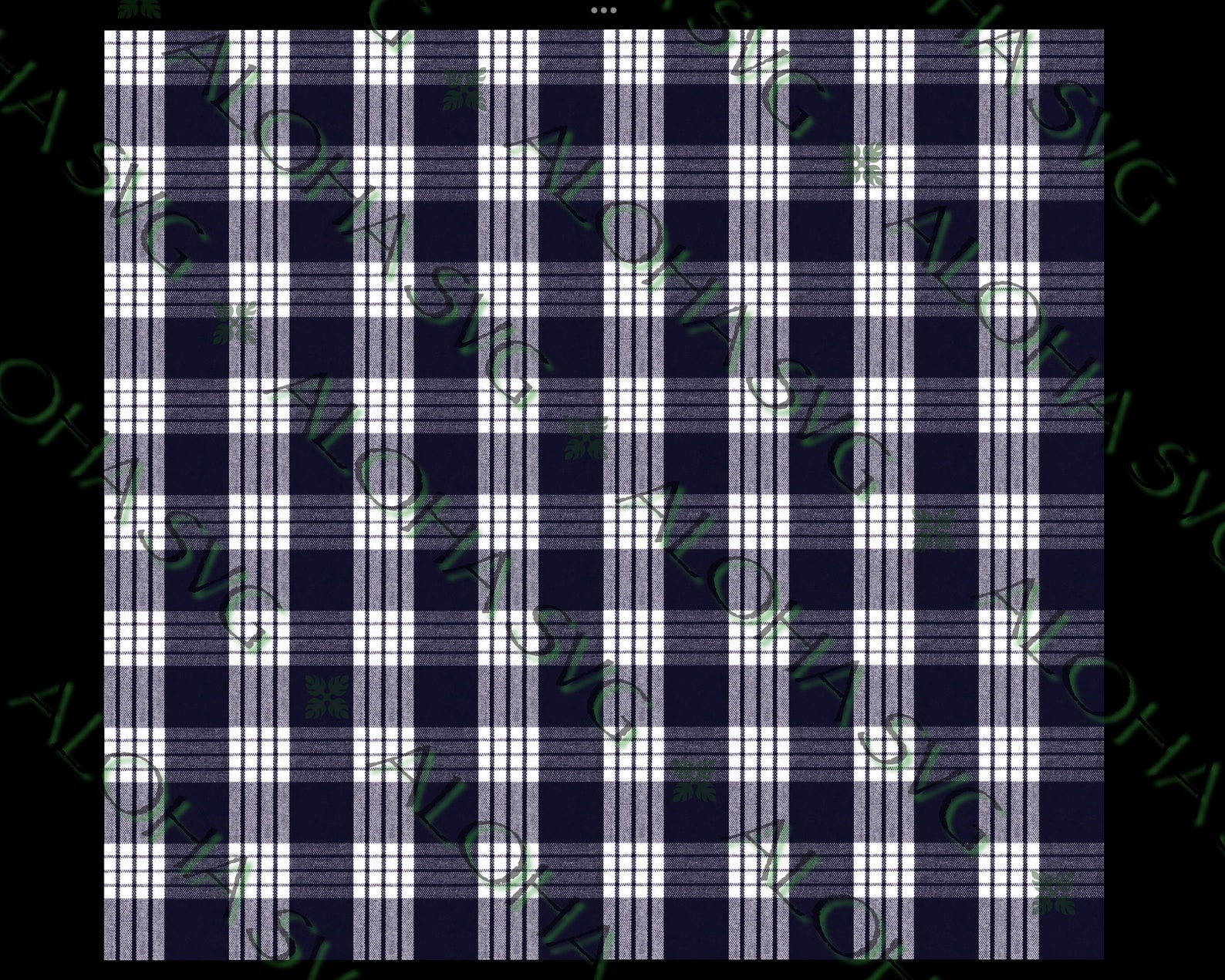 New Hawaiian Navy Palaka Background PNG - Etsy