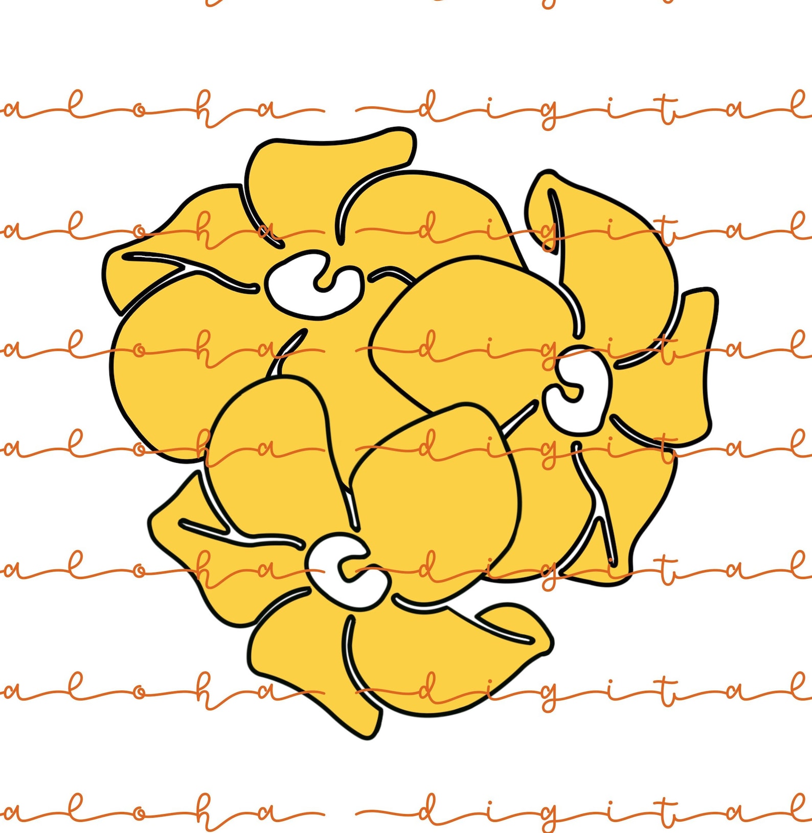 Puakenikeni Flower Cluster PNG/PDF/JPEG - Etsy