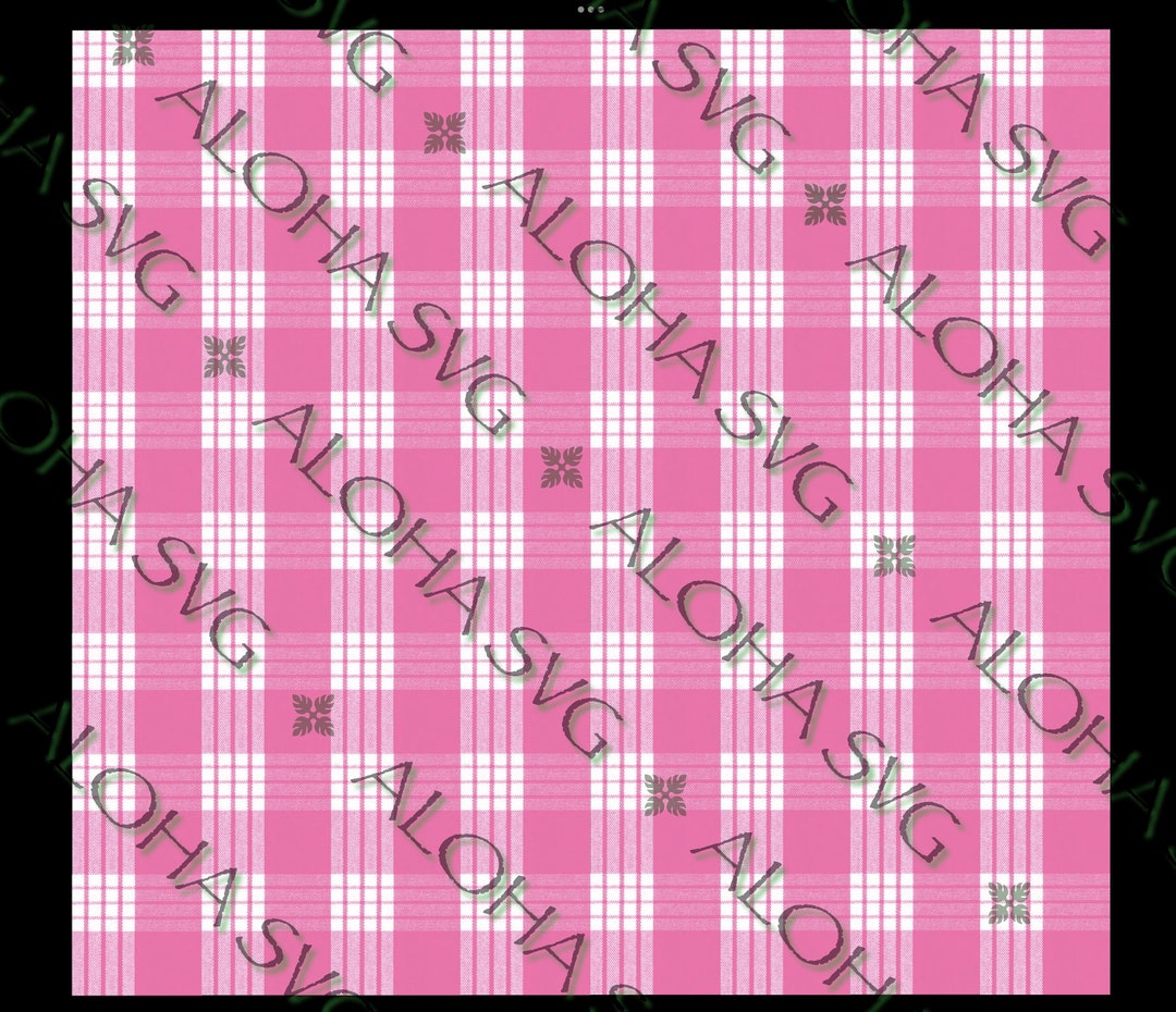 New! Hawaiian Pink Palaka Background PNG - Etsy