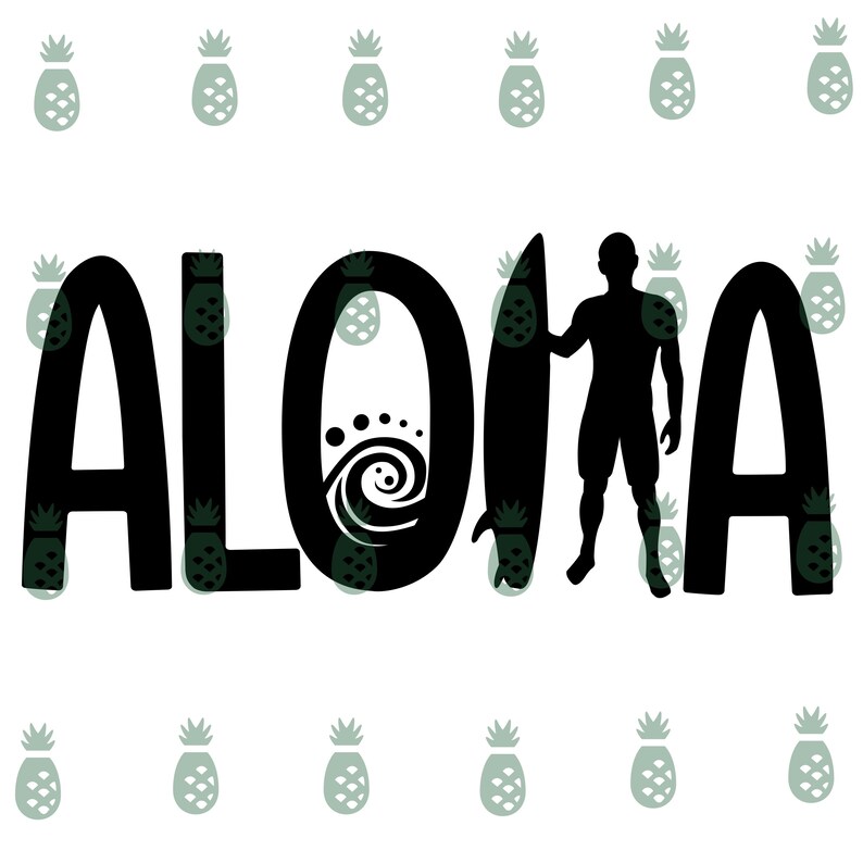 Exclusive! Aloha Surfer SVG/PNG/PDF - Etsy